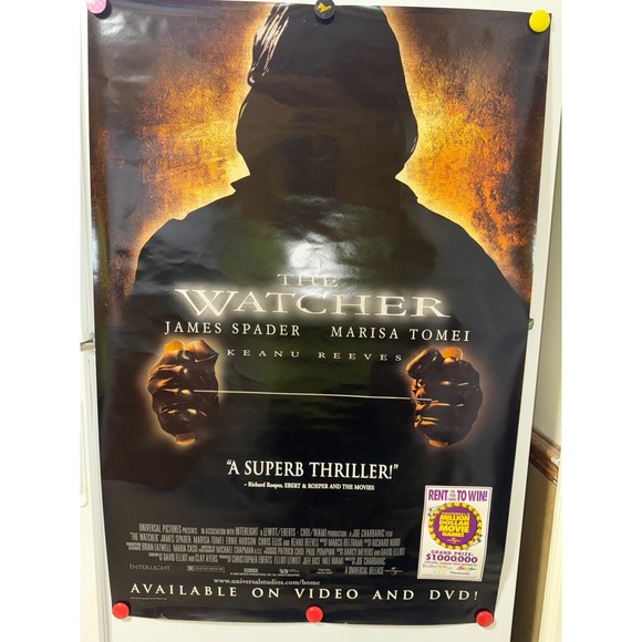 None | Art | Vintage The Watcher An Original Movie Poster 4x27 | Poshmark